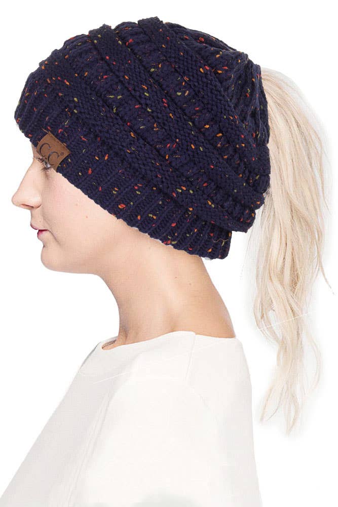 C.C Confetti Ponytail Messy Bun Beanie – Ranchmans Farm & Feed Store