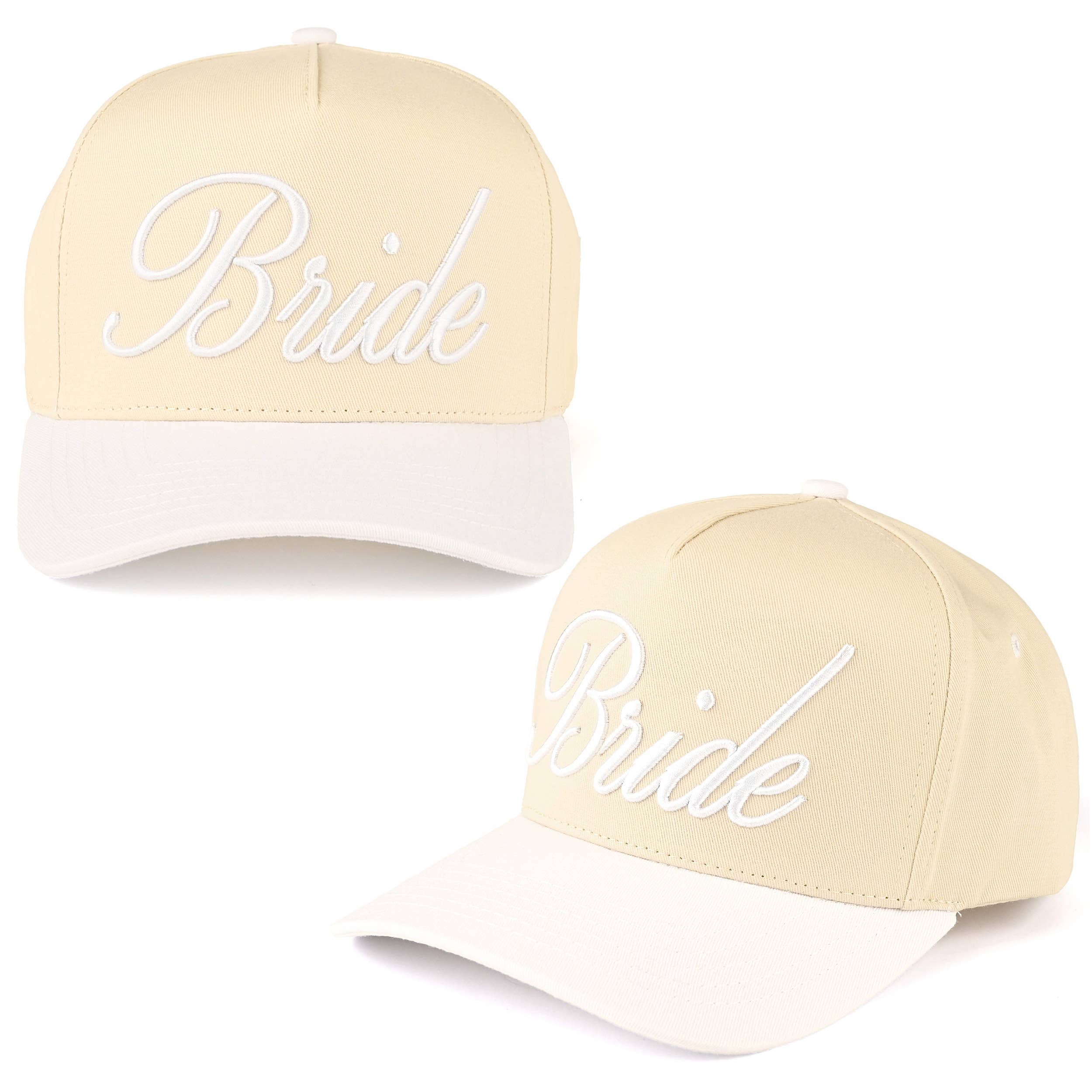 C.C BRIDE Letter Embroidered Two Tone Trucker Cap – Ranchmans Farm ...