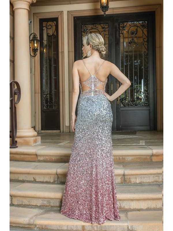 Glamorous Sequined Spaghetti Strap Gown – Ranchmans Farm & Feed Store