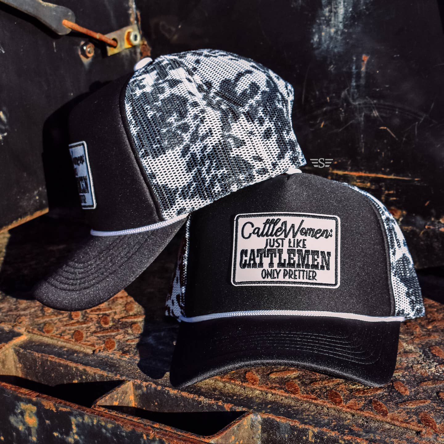 CattleWomen Are Prettier Printed Mesh Trucker Cap – Ranchmans Farm ...