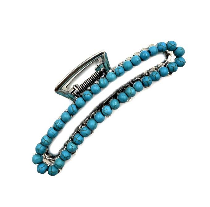 Western Turquoise Stone Large Hair Claw – Ranchmans Farm & Feed Store
