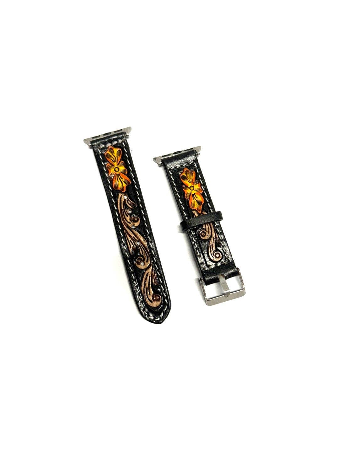 Western Hand Tooled Apple Watchband – Ranchmans Farm & Feed Store