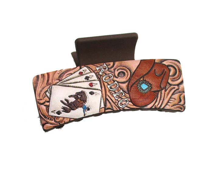 WESTERN RODEO PRINTED HAIR CLAW – Ranchmans Farm & Feed Store