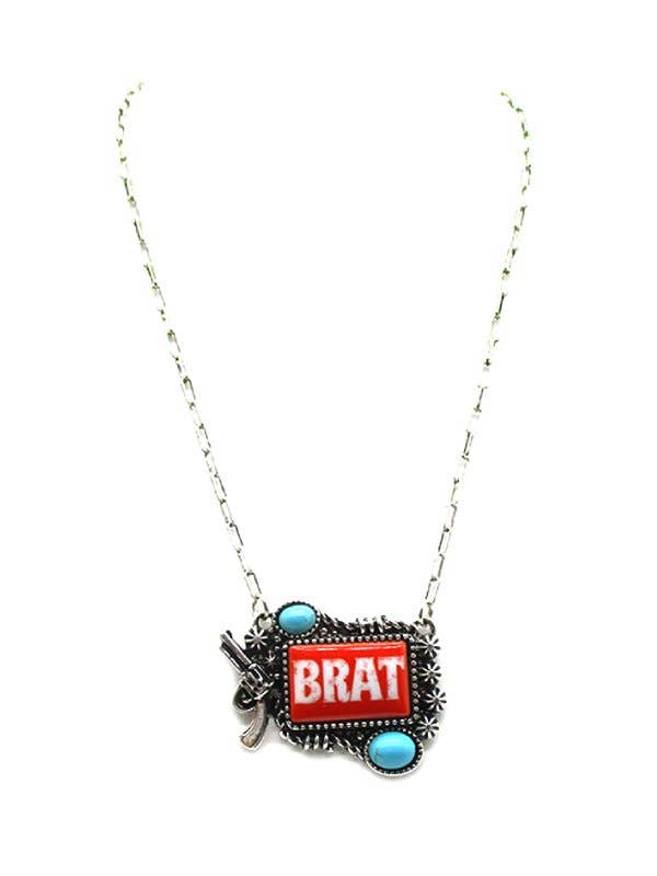 Western Brat Turquoise Pendant Necklace – Ranchmans Farm & Feed Store