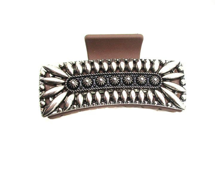 Western Metal Concho Hair Claw – Ranchmans Farm & Feed Store